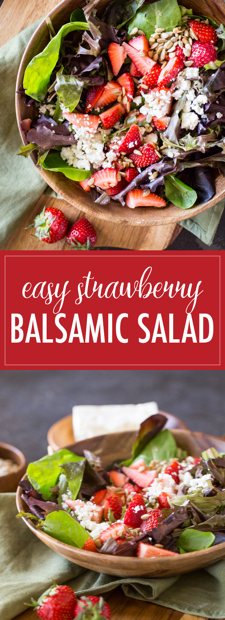 Easy Strawberry Balsamic Salad - Lovely Little Kitchen