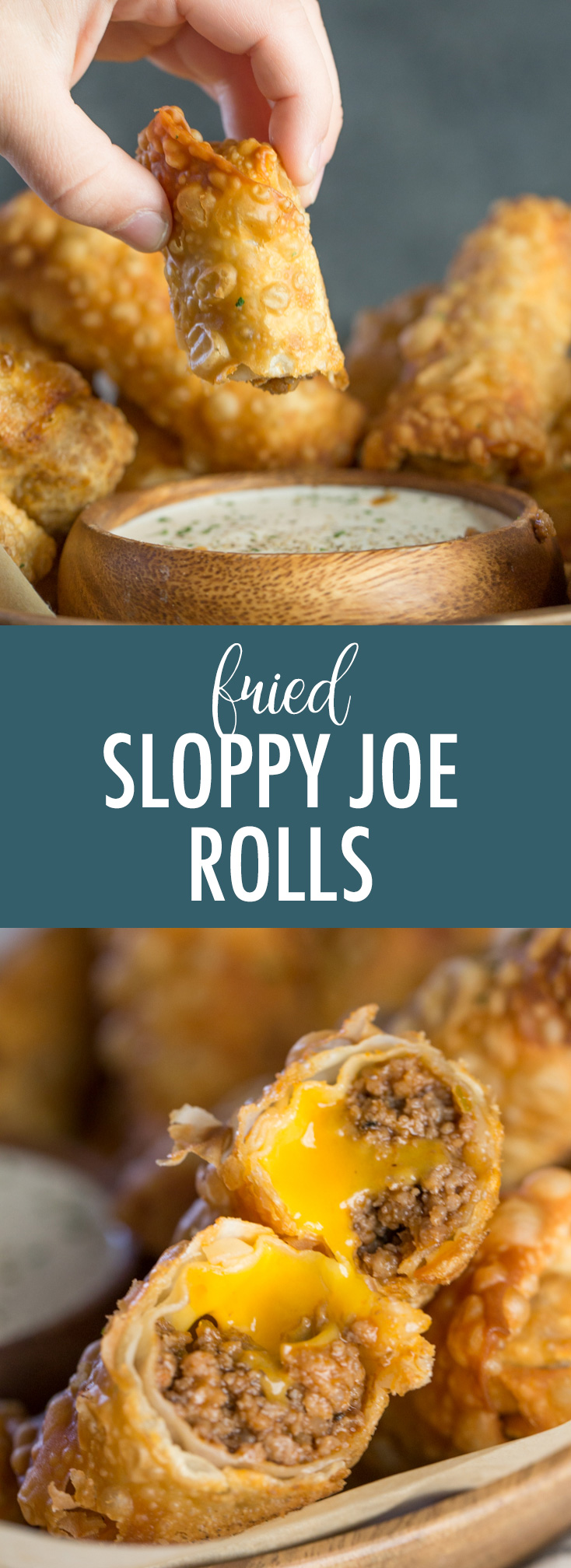 Fried Sloppy Joe Rolls - Lovely Little Kitchen