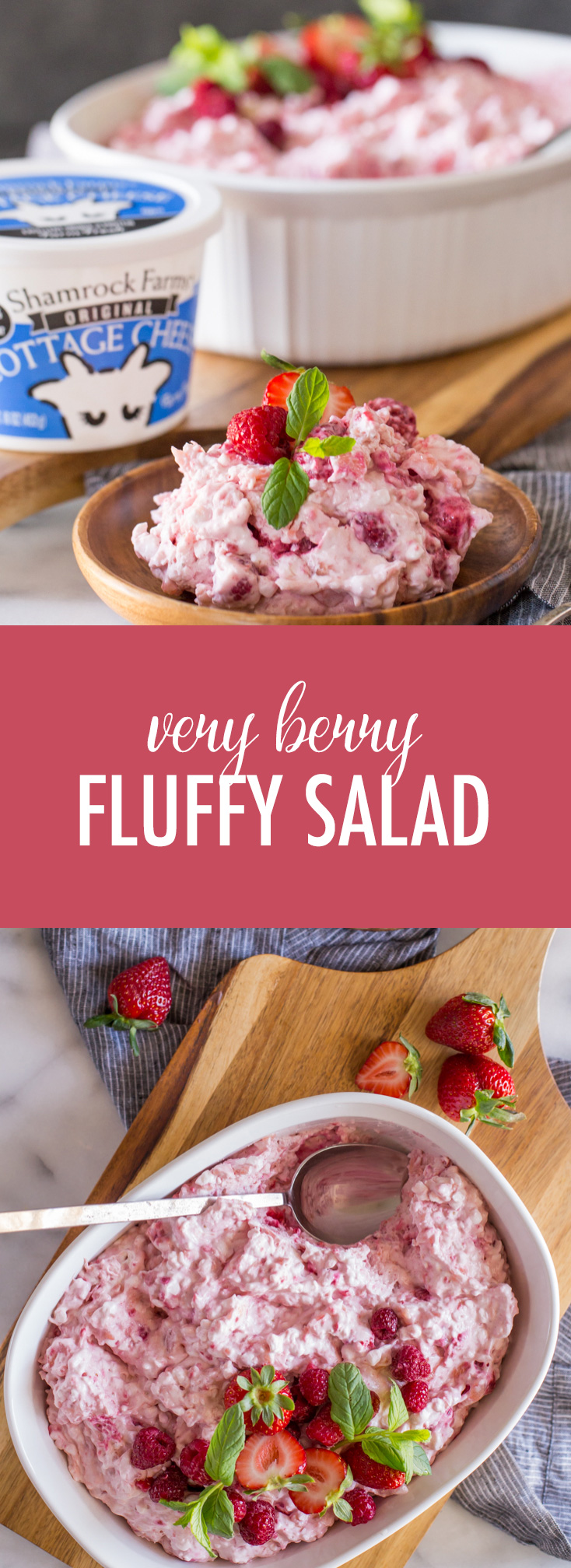 Very Berry Fluffy Salad - Lovely Little Kitchen