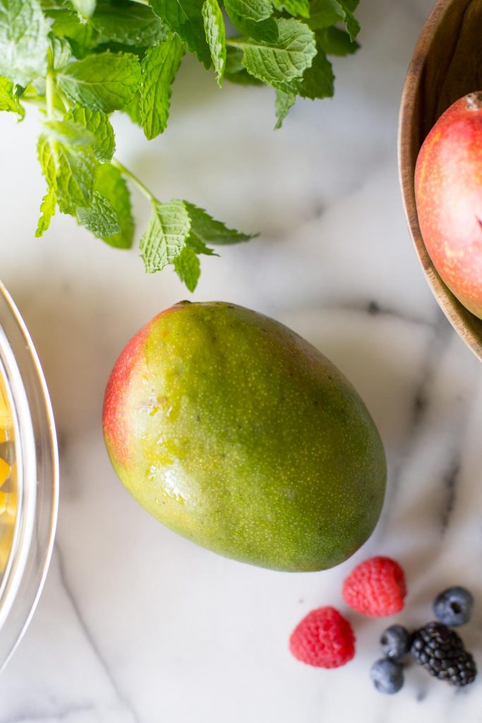 Mango Berry Breakfast Crisp - Lovely Little Kitchen