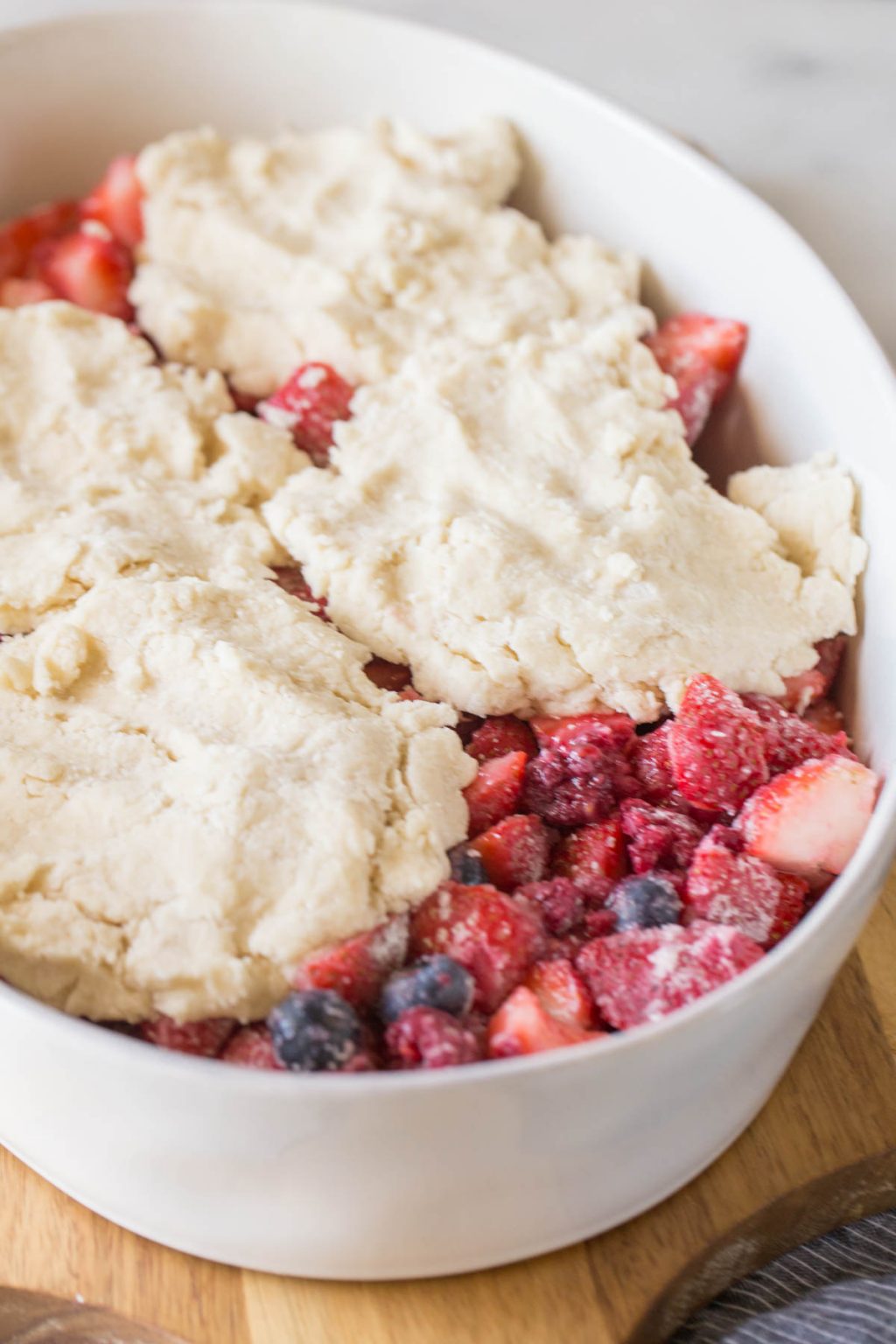 Triple Berry Cobbler - Lovely Little Kitchen