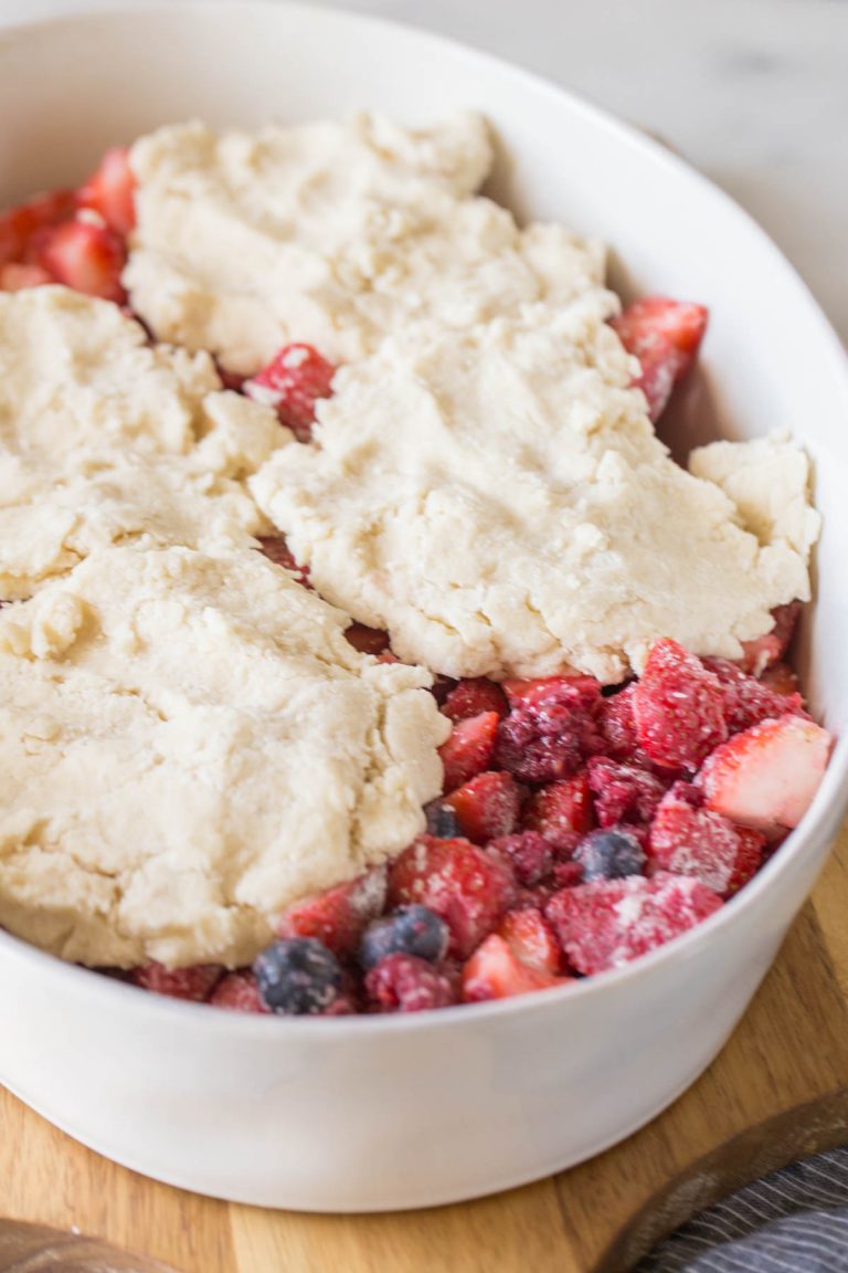 Triple Berry Cobbler - Lovely Little Kitchen