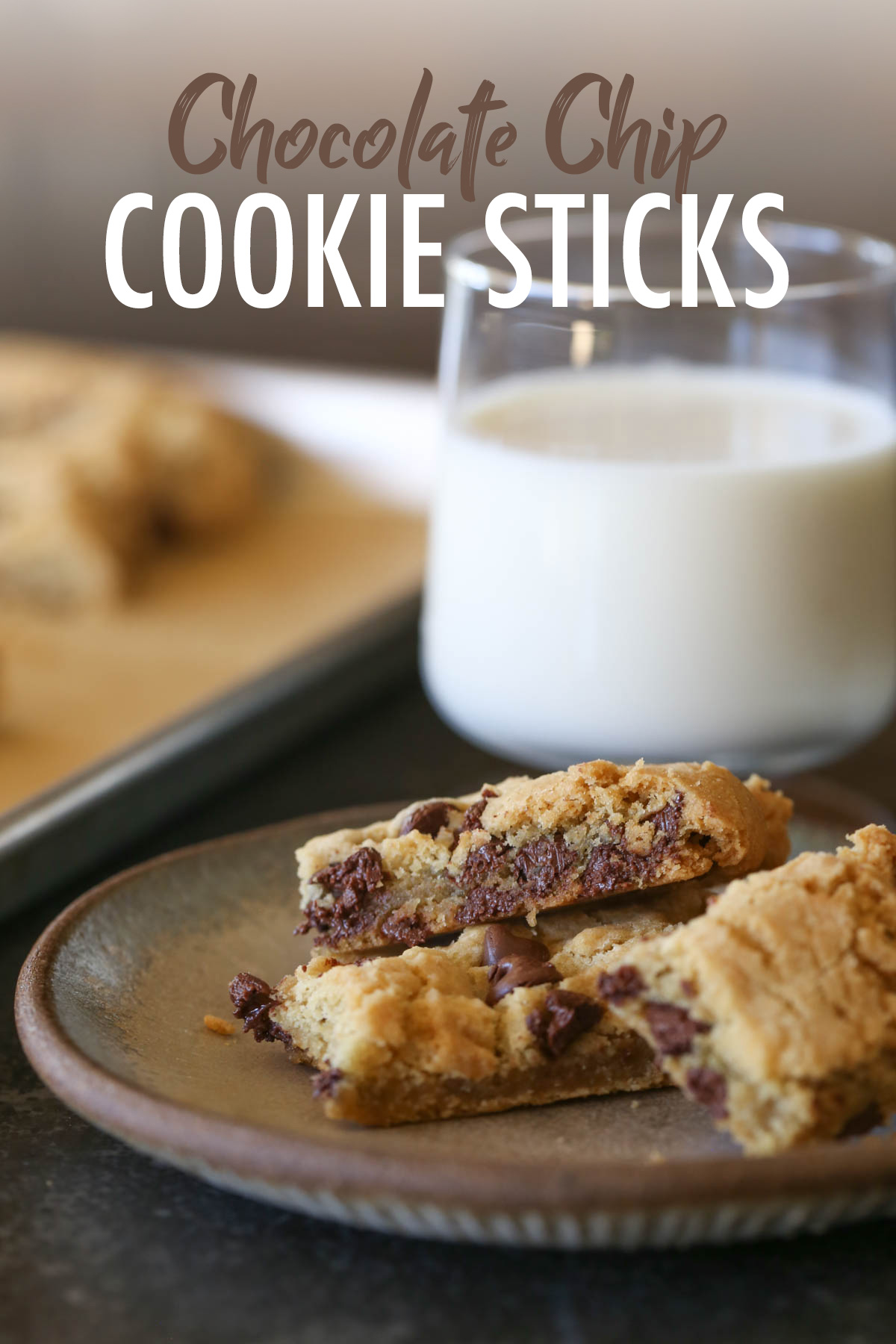 Chocolate Chip Cookie Sticks - Lovely Little Kitchen
